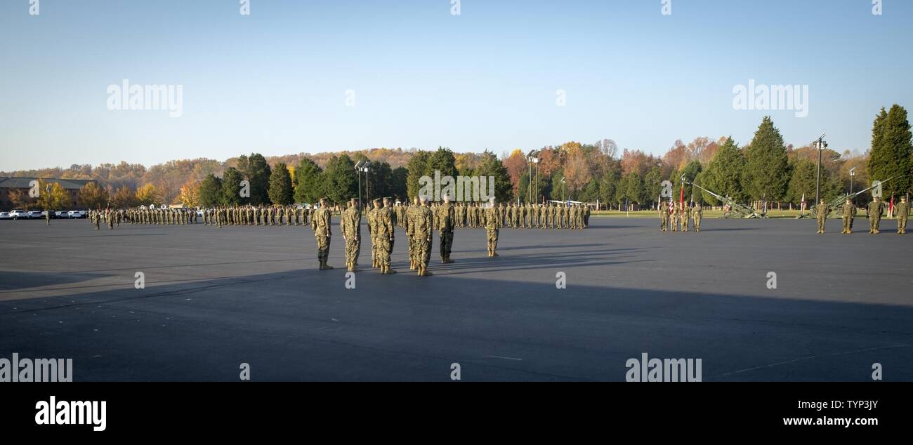 U.S. Marines stand at attention during the Officer Candidate School ...