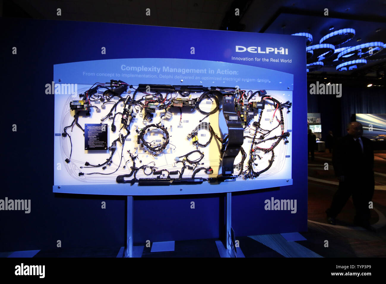 Attendees get a tour of car electrical system designs when Delphi ...