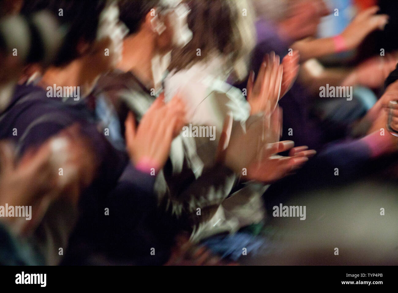 People Clapping And Cheering