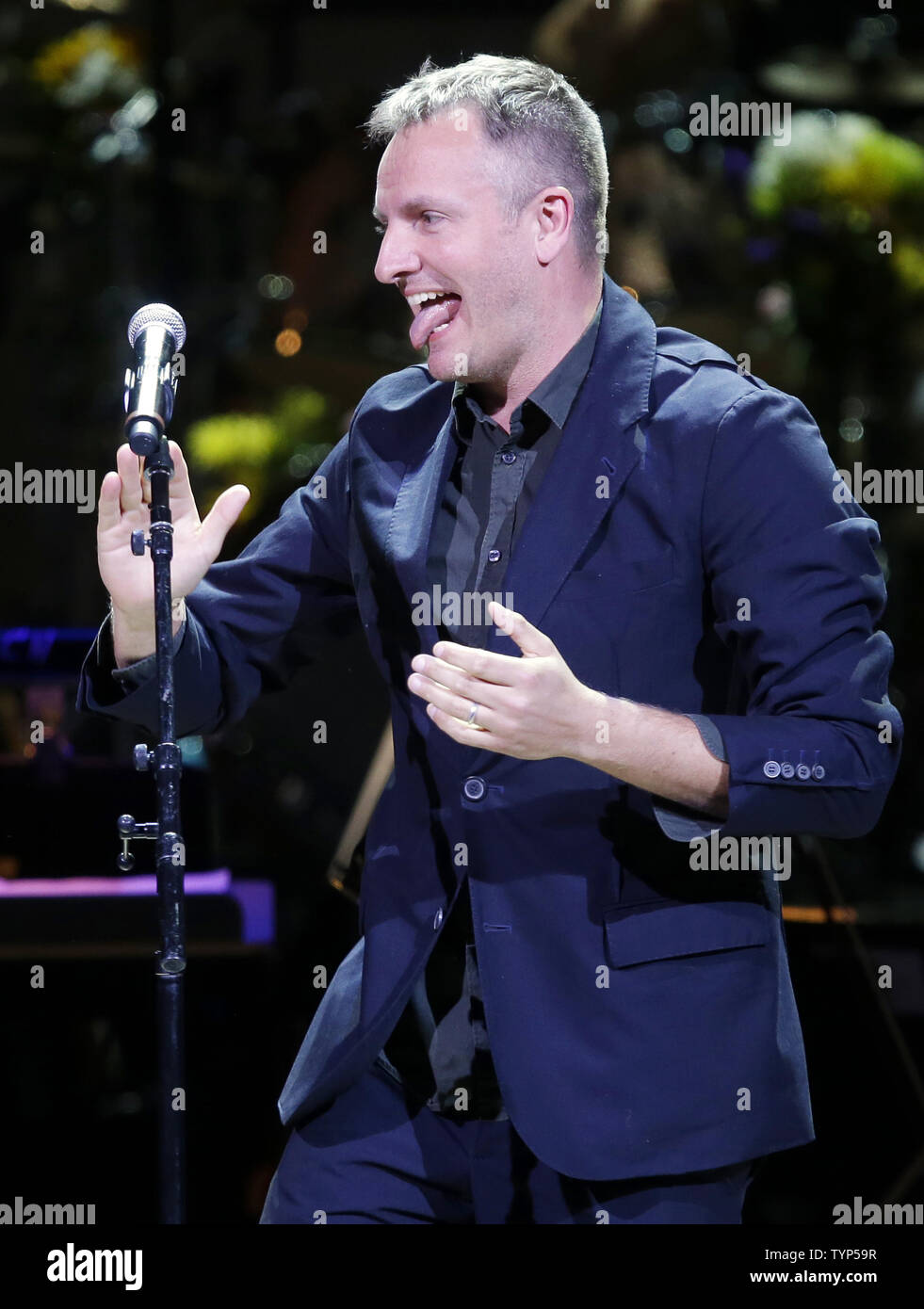 Joe Sumner performs at the Revlon Concert for the Rainforest Fund 25th ...