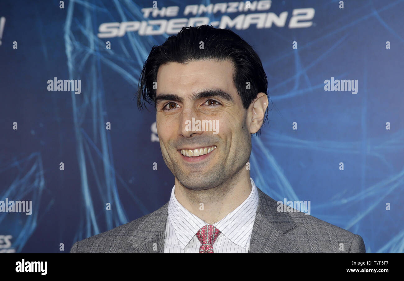 Louis Cancelmi arrives on the red carpet at The Amazing Spider-Man 2 ...