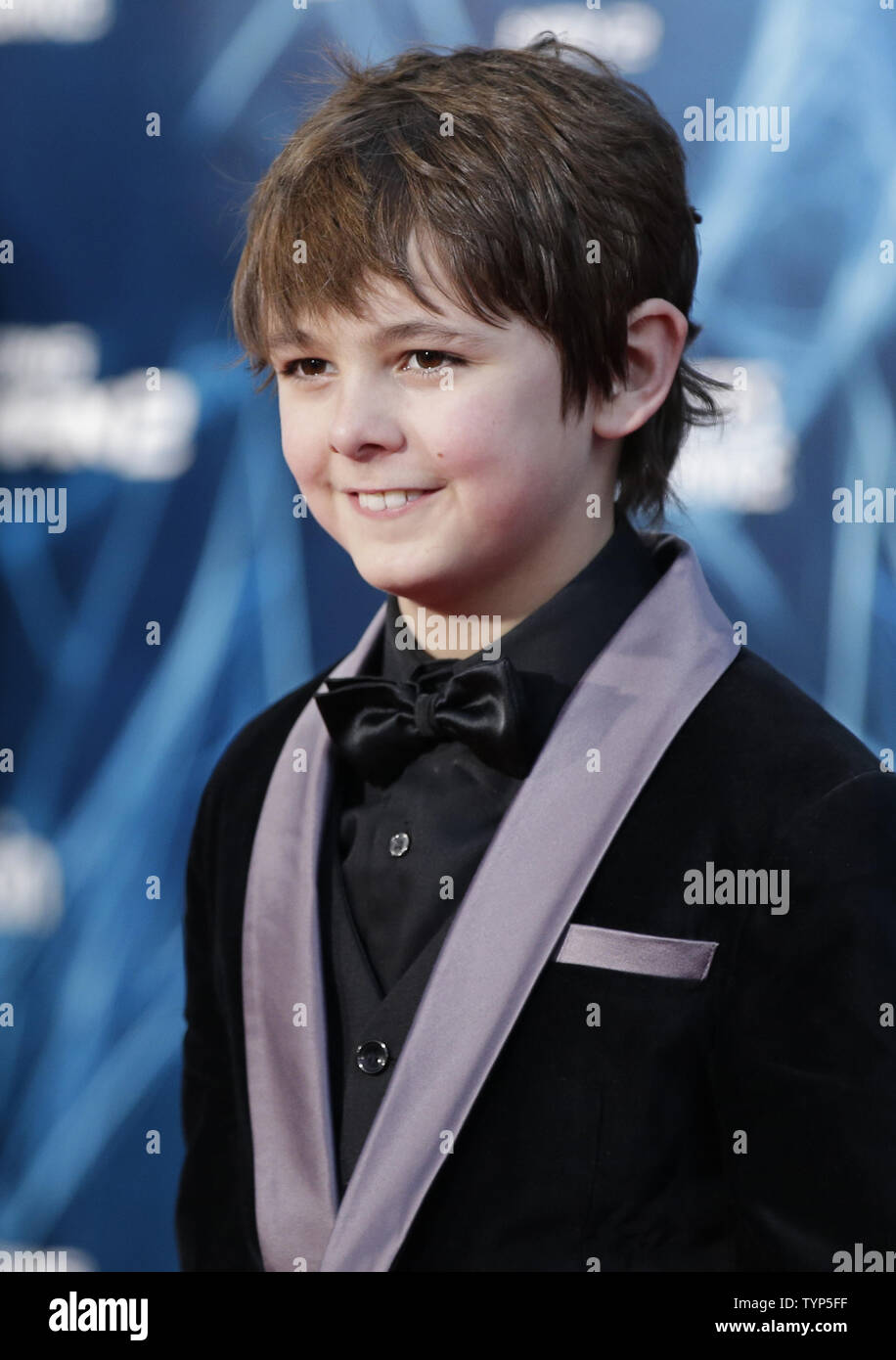 Max Charles arrives on the red carpet at The Amazing Spider-Man 2 ...