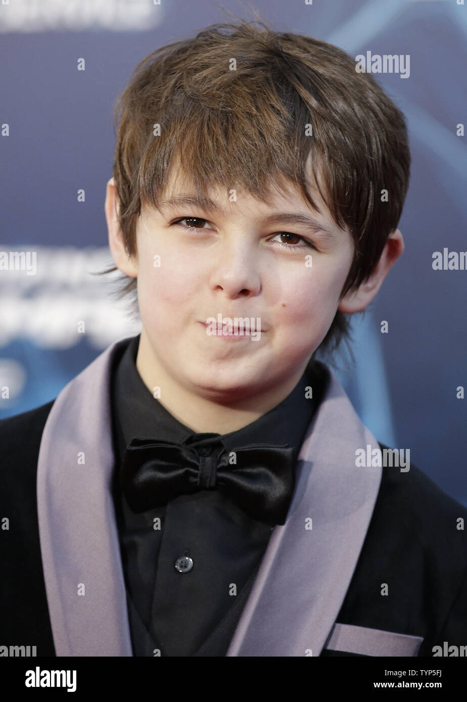 Max Charles arrives on the red carpet at The Amazing Spider-Man 2 ...
