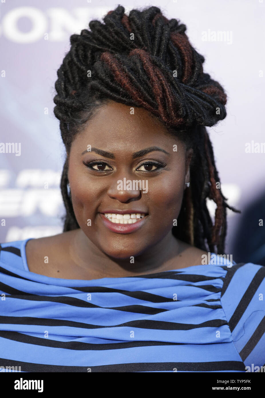 Danielle Brooks arrives on the red carpet at The Amazing Spider-Man 2 ...