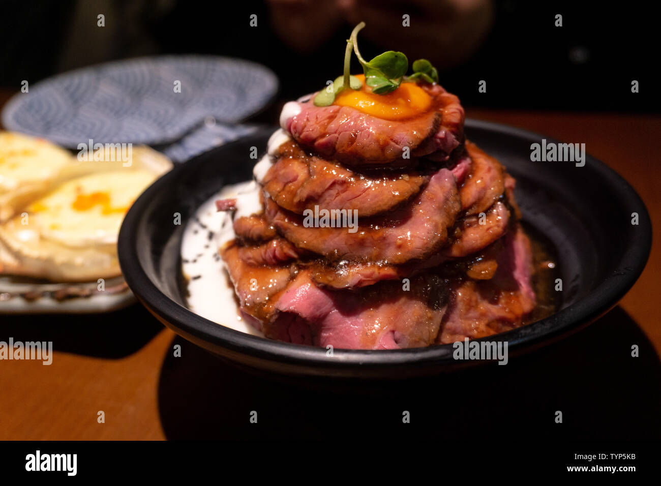 Japanese beef rice Stock Photo - Alamy