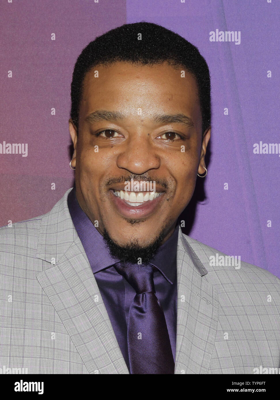 Russell Hornsby arrives on the red carpet at NBC's Upfront Presentation ...