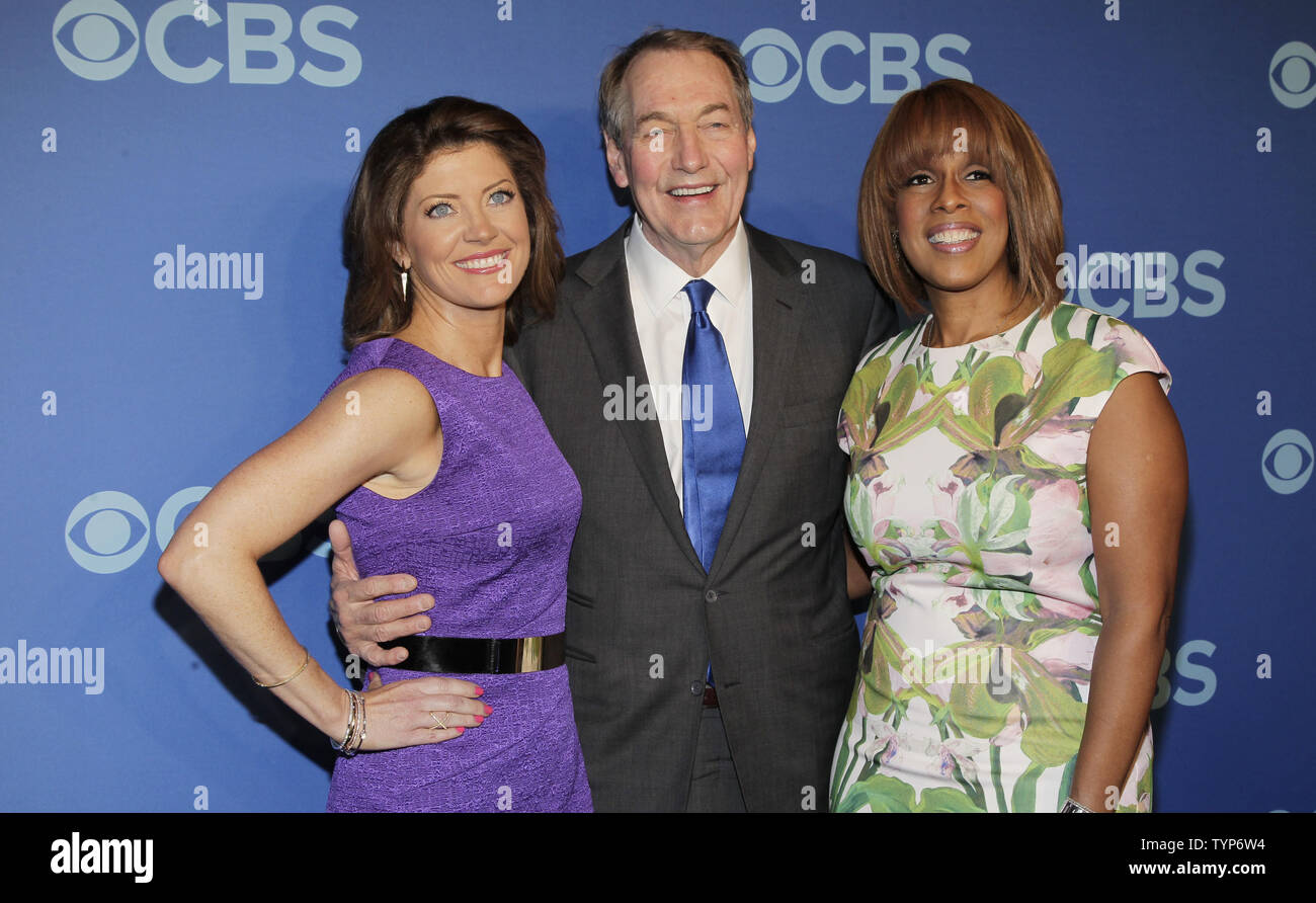 Norah O'Donnell, Charlie Rose and Gayle King arrive on the red carpet ...