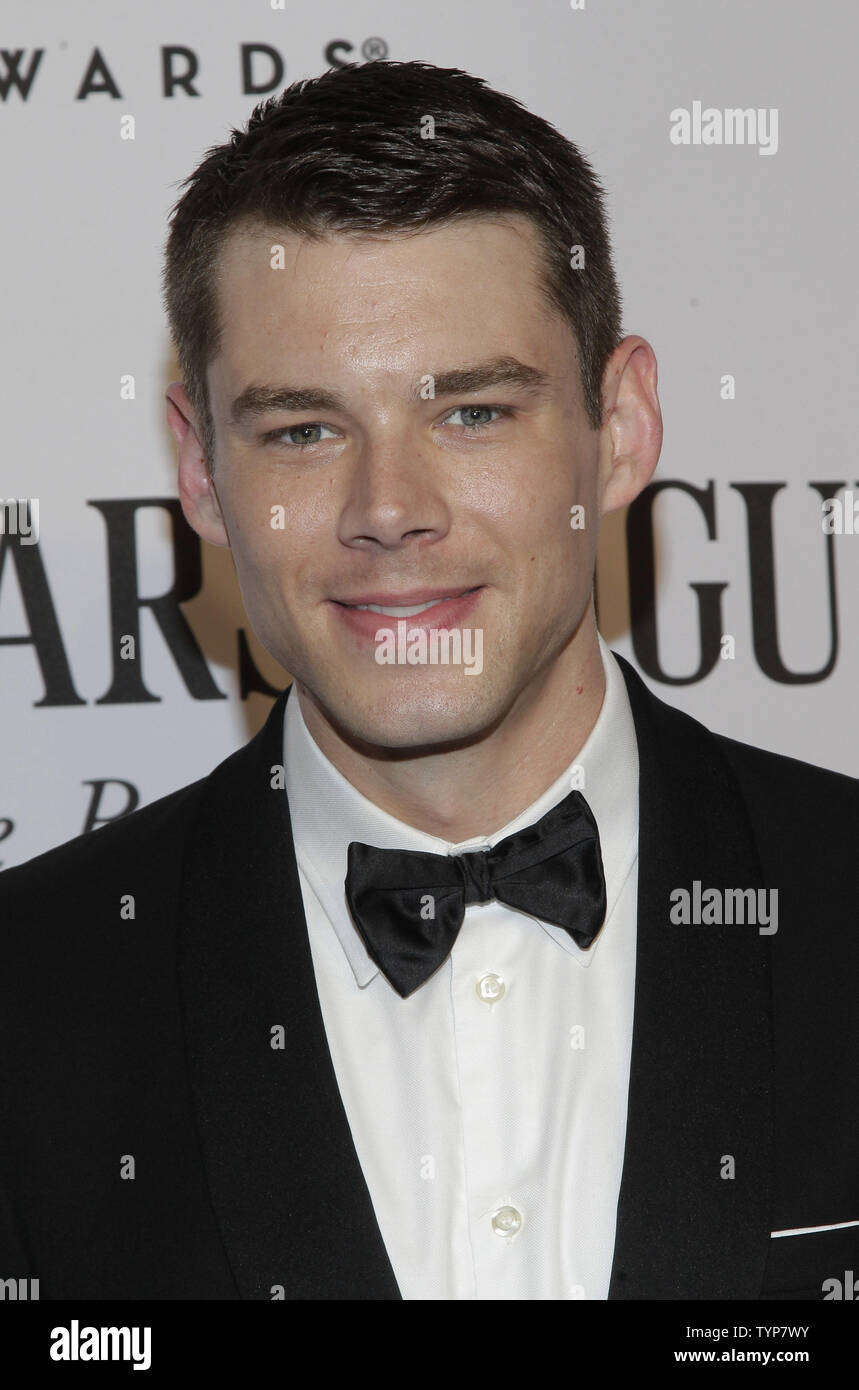 Brian J. Smith arrives on the red carpet at the 68th Tony Awards at ...