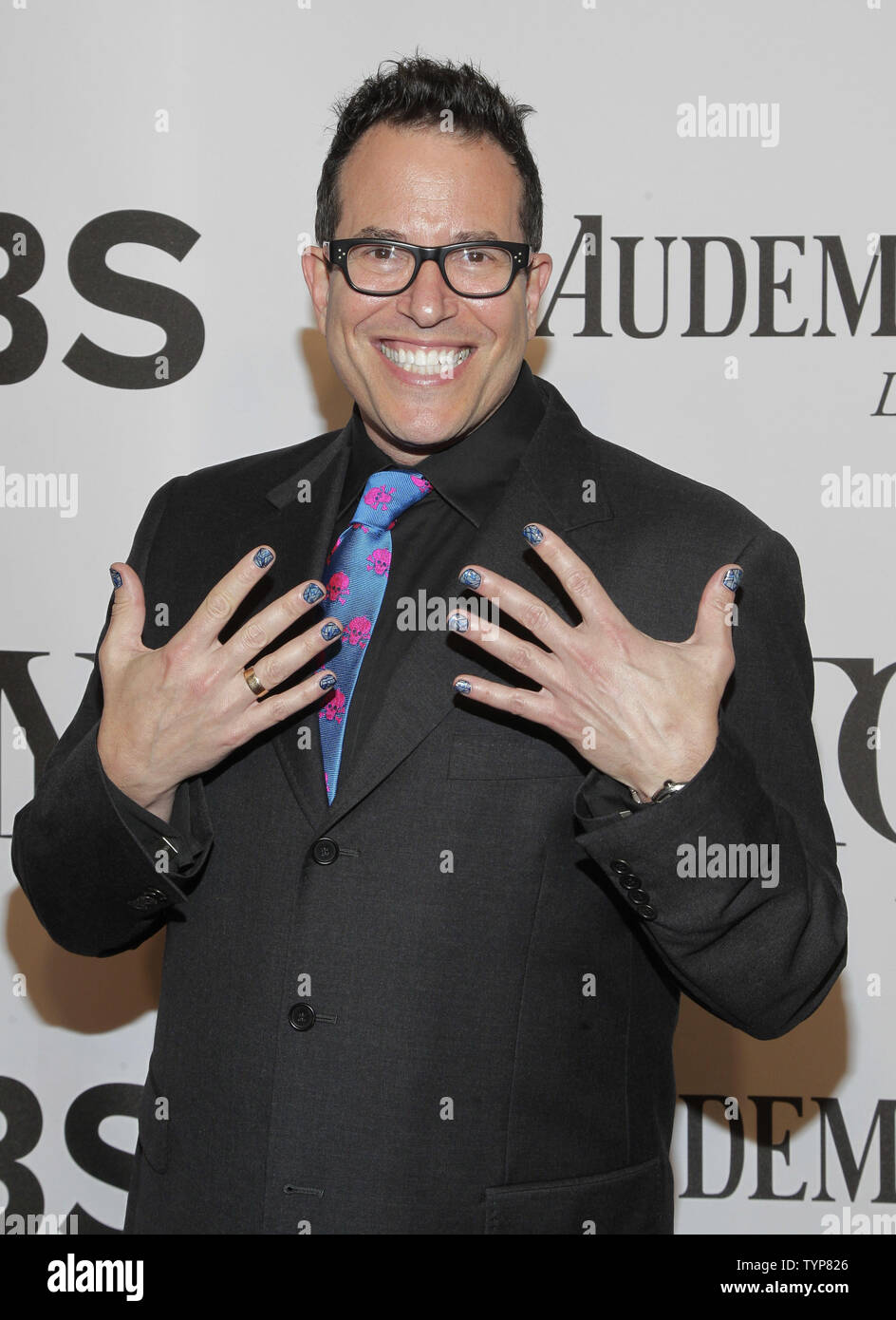 Michael Mayer arrives on the red carpet at the 68th Tony Awards at ...