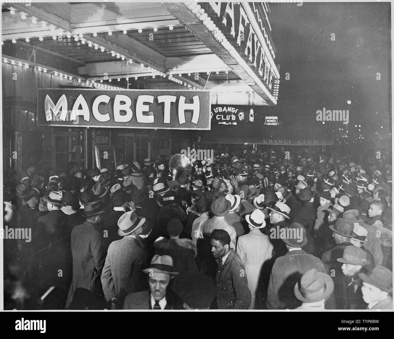 WPA:Federal Music Project:Macbeth Stock Photo - Alamy