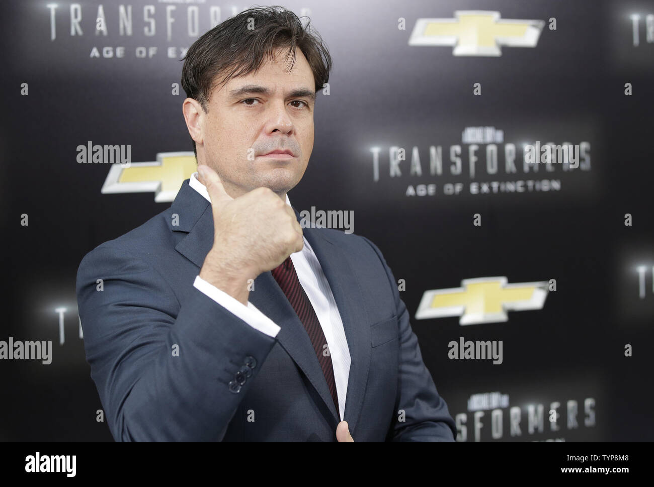 Tom DeSanto arrives on the red carpet at the New York Premiere of ...