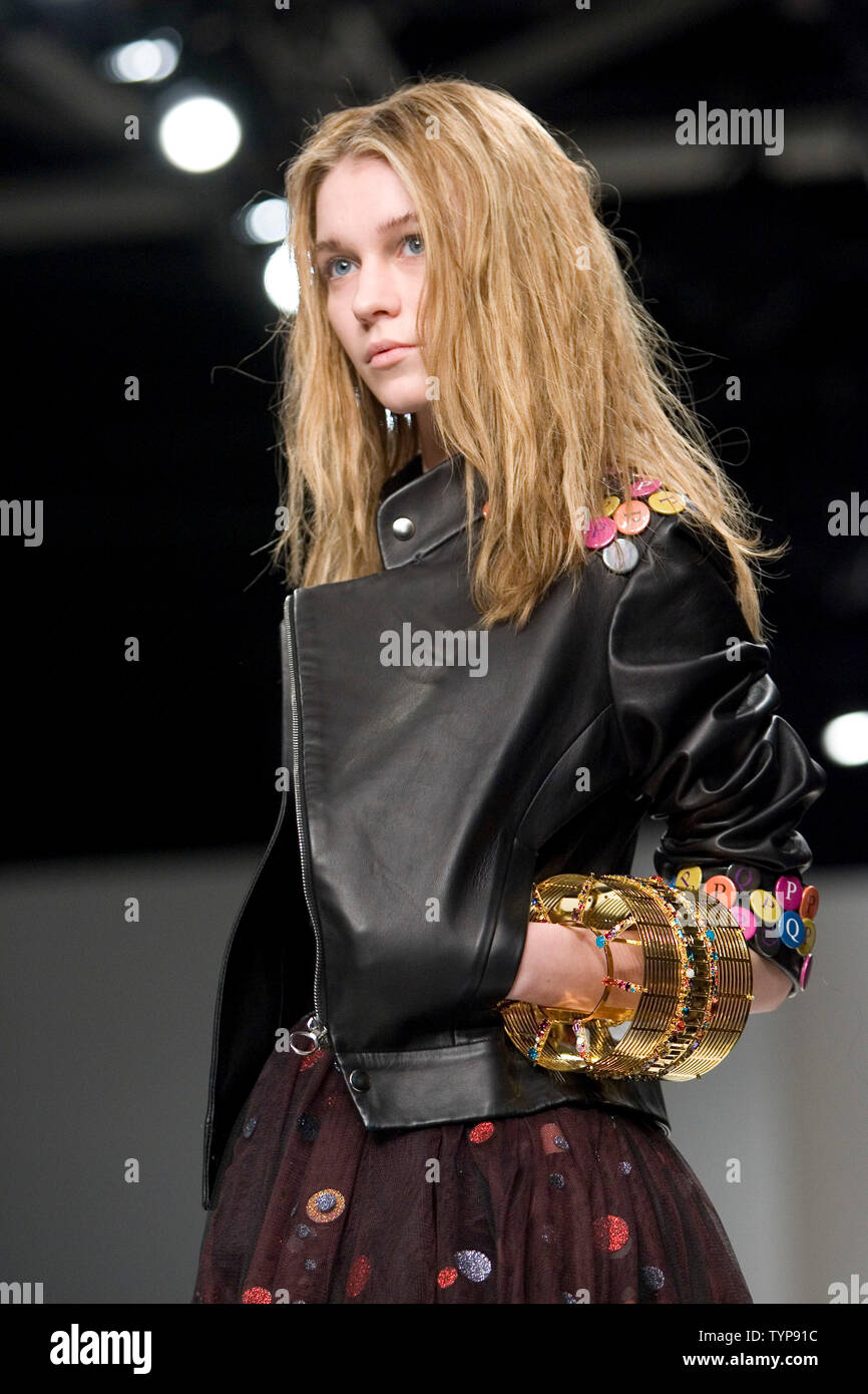 Runway show by PPQ during London Fashion Week, February 2008 Stock ...