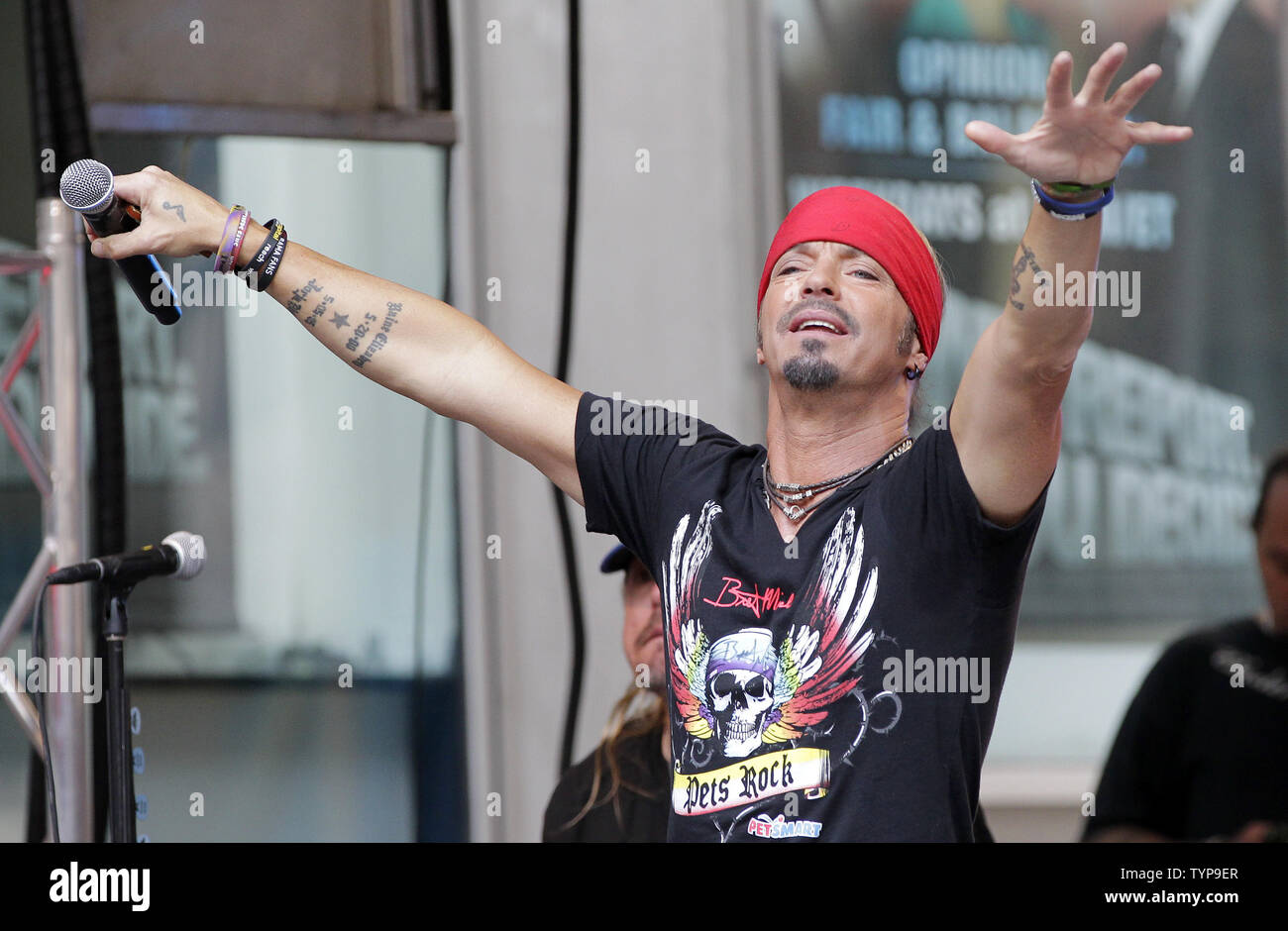 Bret Michaels performs on Fox & Friends All American Summer Concert ...