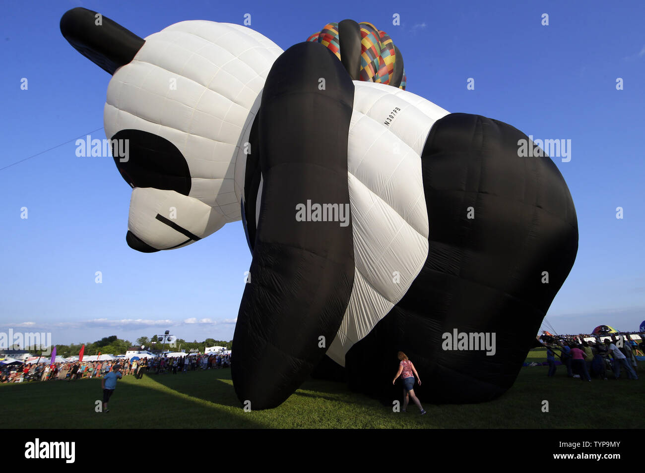 Panda hot air balloon in hi-res stock photography and images - Alamy