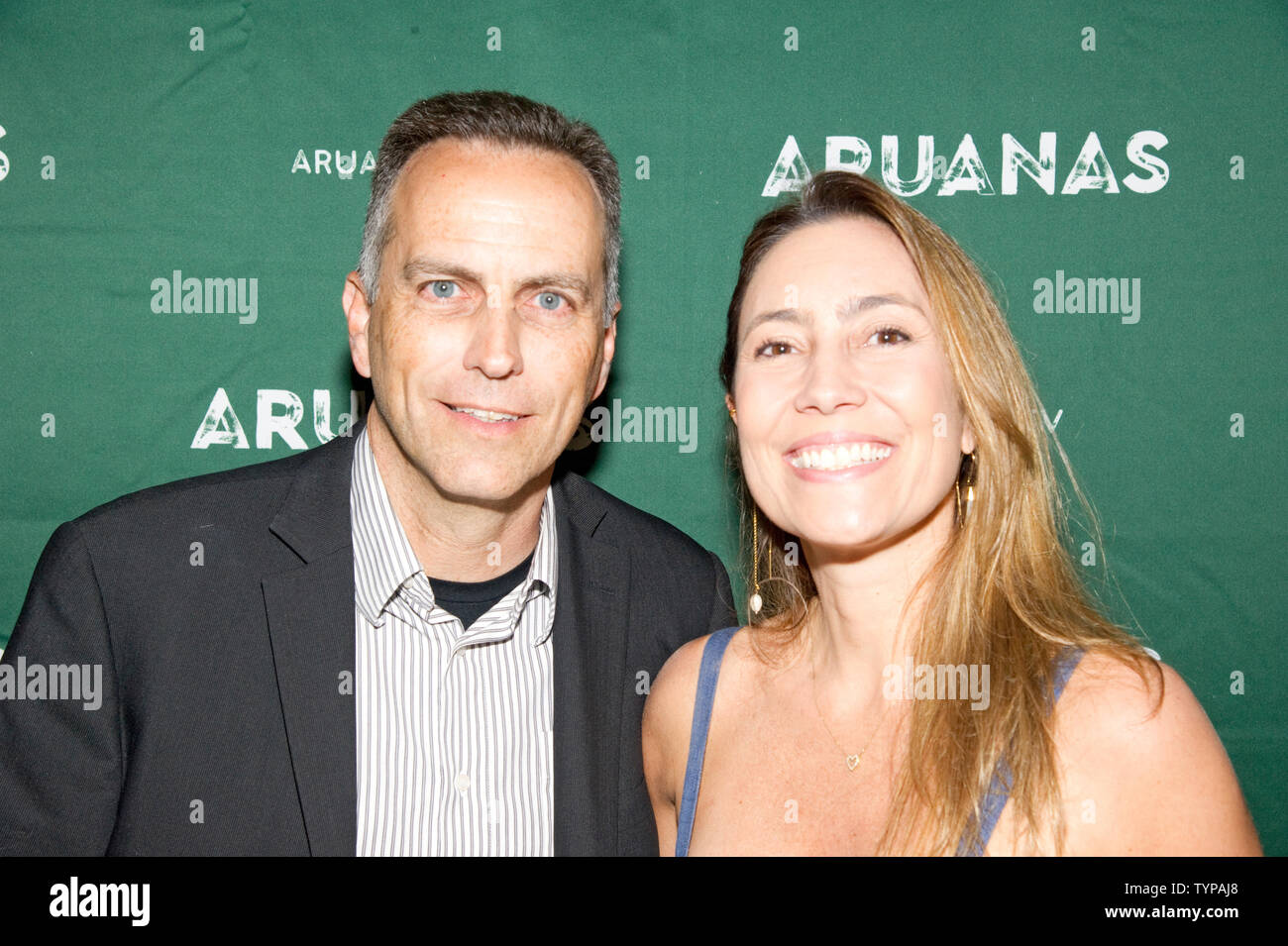 NEW YORK, NY - JUNE 24: Roberto Marques and Flavia Doria attend the ...