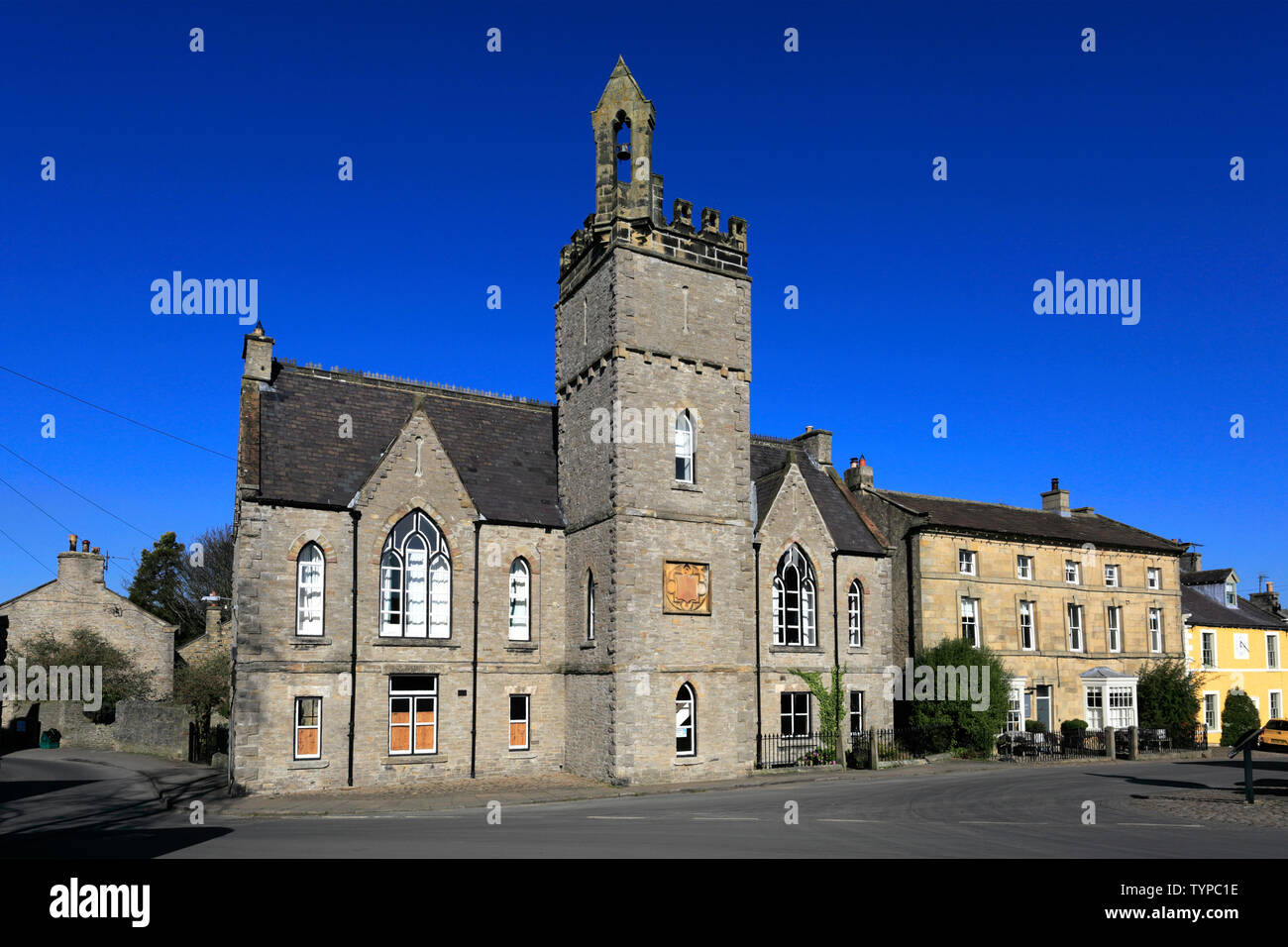 The old school house, Middleham village, North Yorkshire County ...