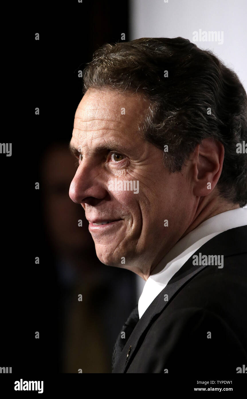 New York Governor Andrew Cuomo arrives on the red carpet at the Friars ...