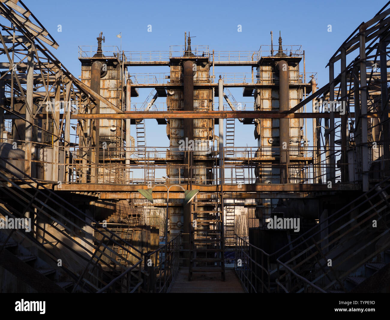 The abandoned factory in Beijing 798 Stock Photo - Alamy