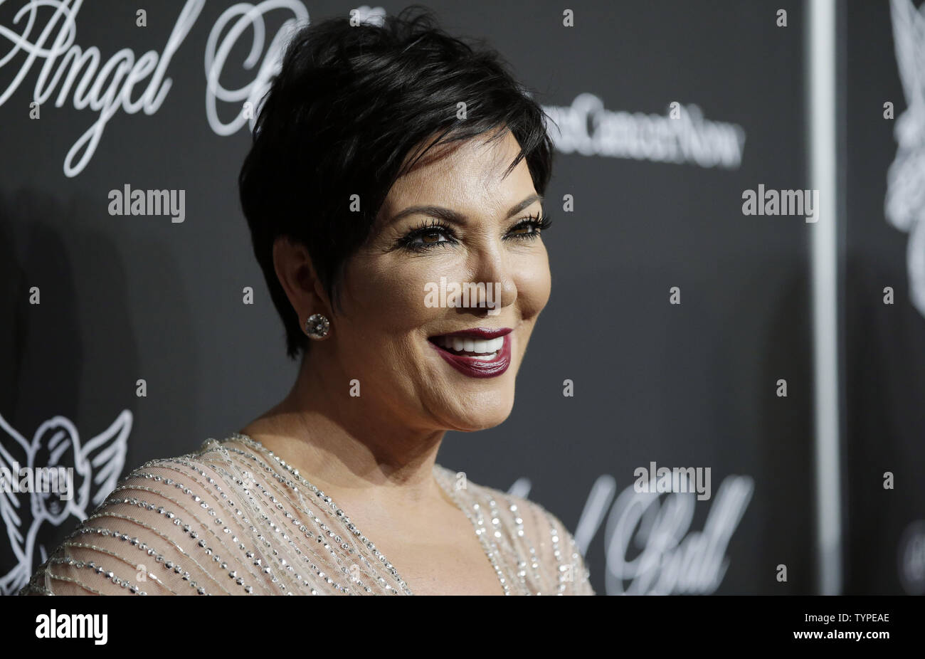 Kris Jenner arrives on the red carpet at Gabrielle's Angel Foundation ...