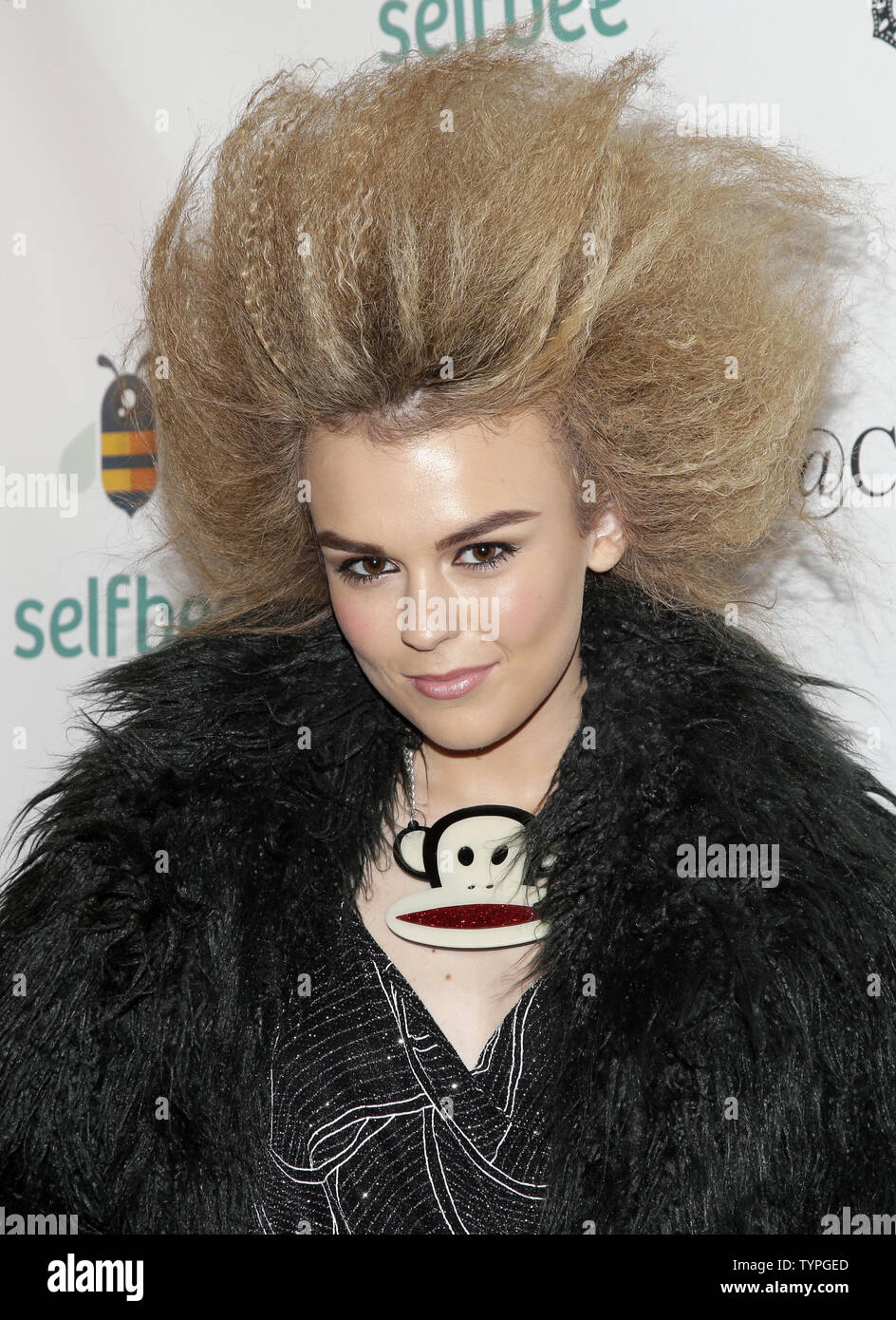 Tallia Storm arrives on the red carpet at the 2014 Millennial Ball 3.0 ...