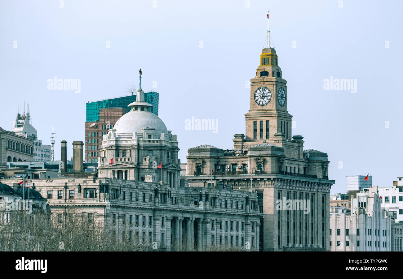Classic architecture of the Bund Stock Photo - Alamy