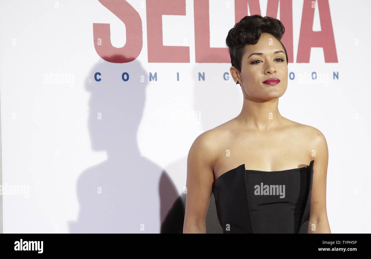 Grace Gealey arrives on the red carpet at the New York Premiere of ...