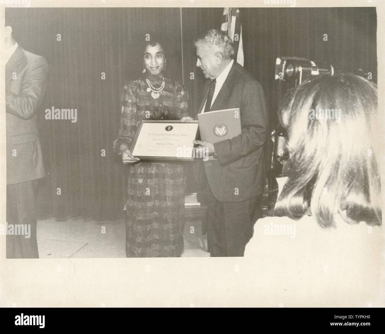 WOMEN HOLDING A CERTIFICATE Stock Photo - Alamy