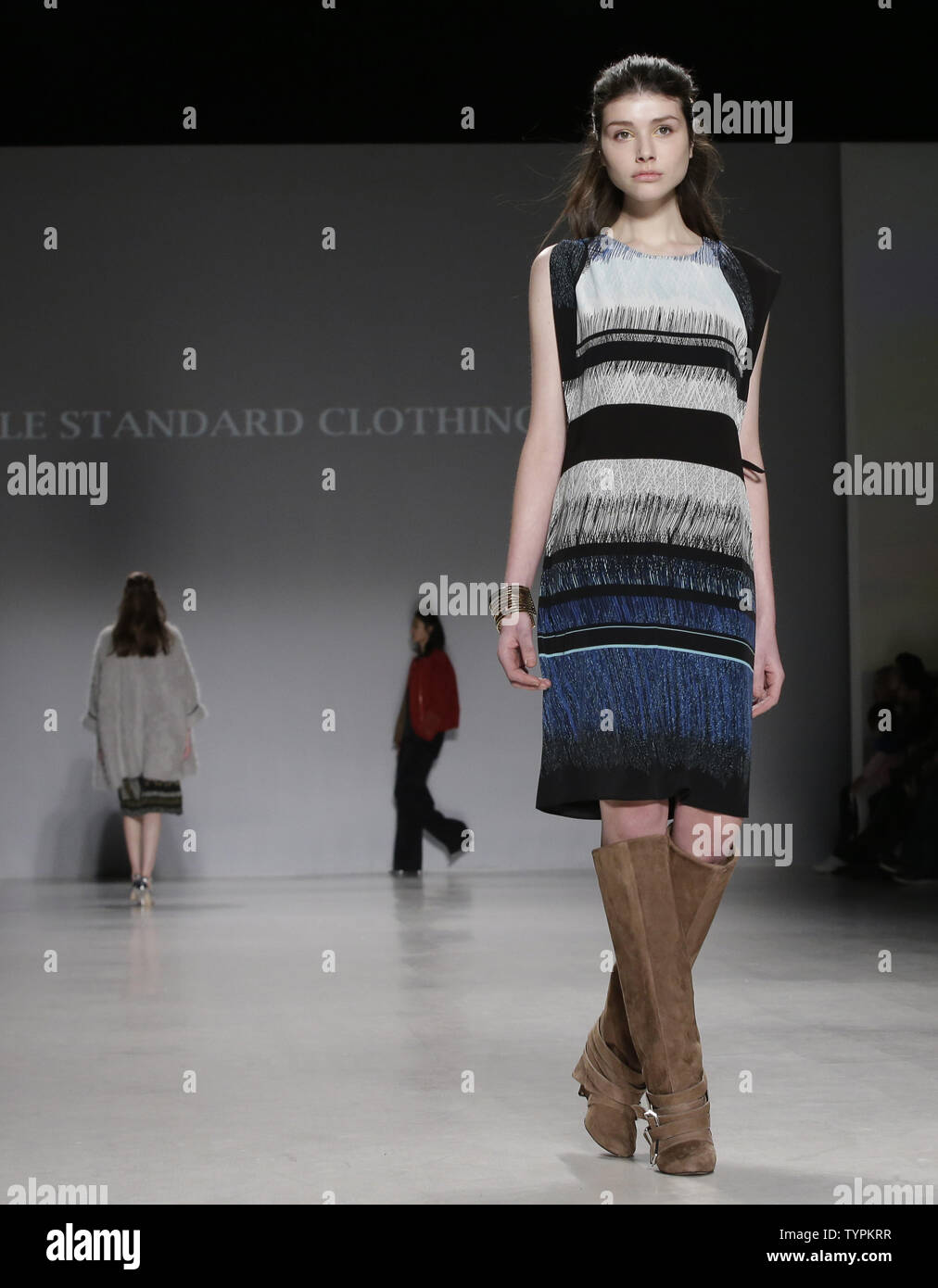 Models walk on the runway at the Tokyo Runway Meets New York F/W 15 ...