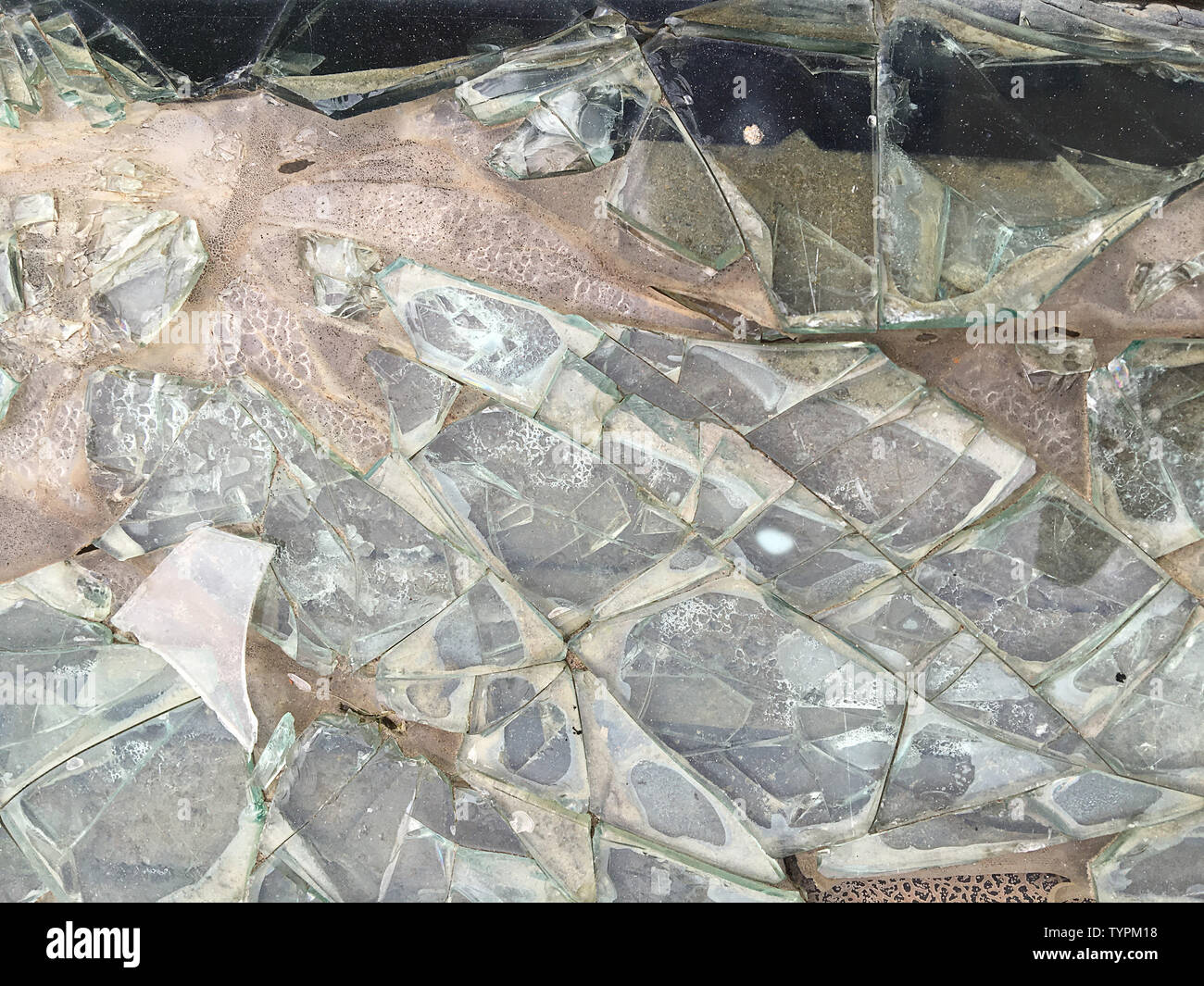 Broken glass abstract structure Stock Photo - Alamy