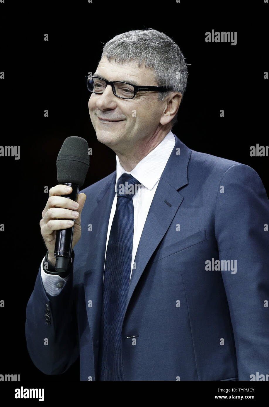 BNP Paribas SA CEO Jean-Laurent Bonnafe speaks on the court before ...