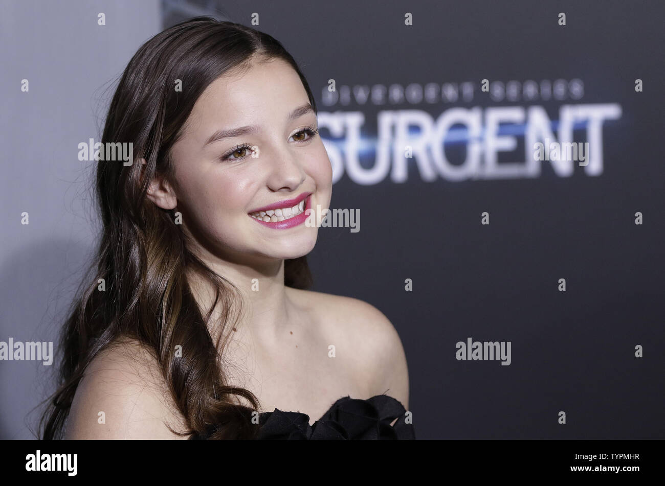 Mackenzie Aladjem arrives on the red carpet at The Divergent Series ...