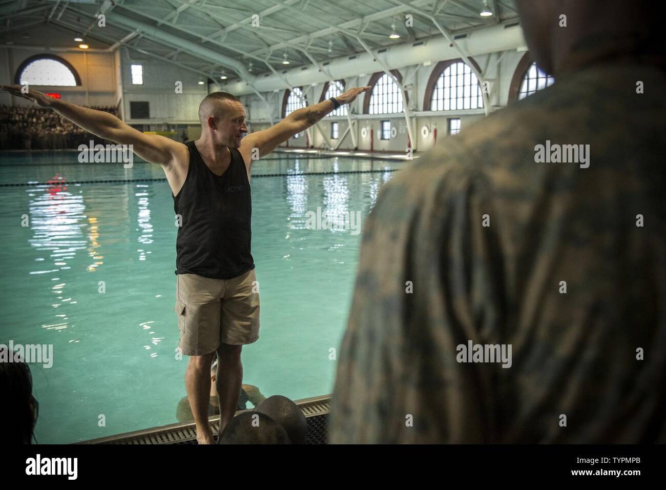 U.S. Marine Corps Staff Sgt. Matthew Chesty, Marine Combat Instructor ...