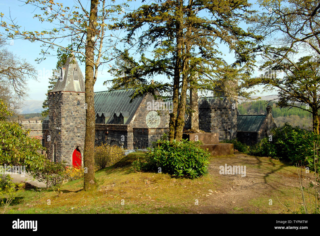St Conan's Kirk, Loch Awe, Scotland Stock Photo - Alamy