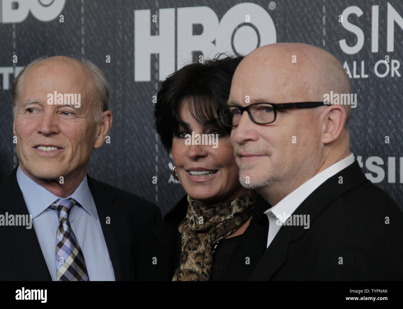 Frank Marshall, Tina Sinatra and Alex Gibney arrive on the red carpet ...