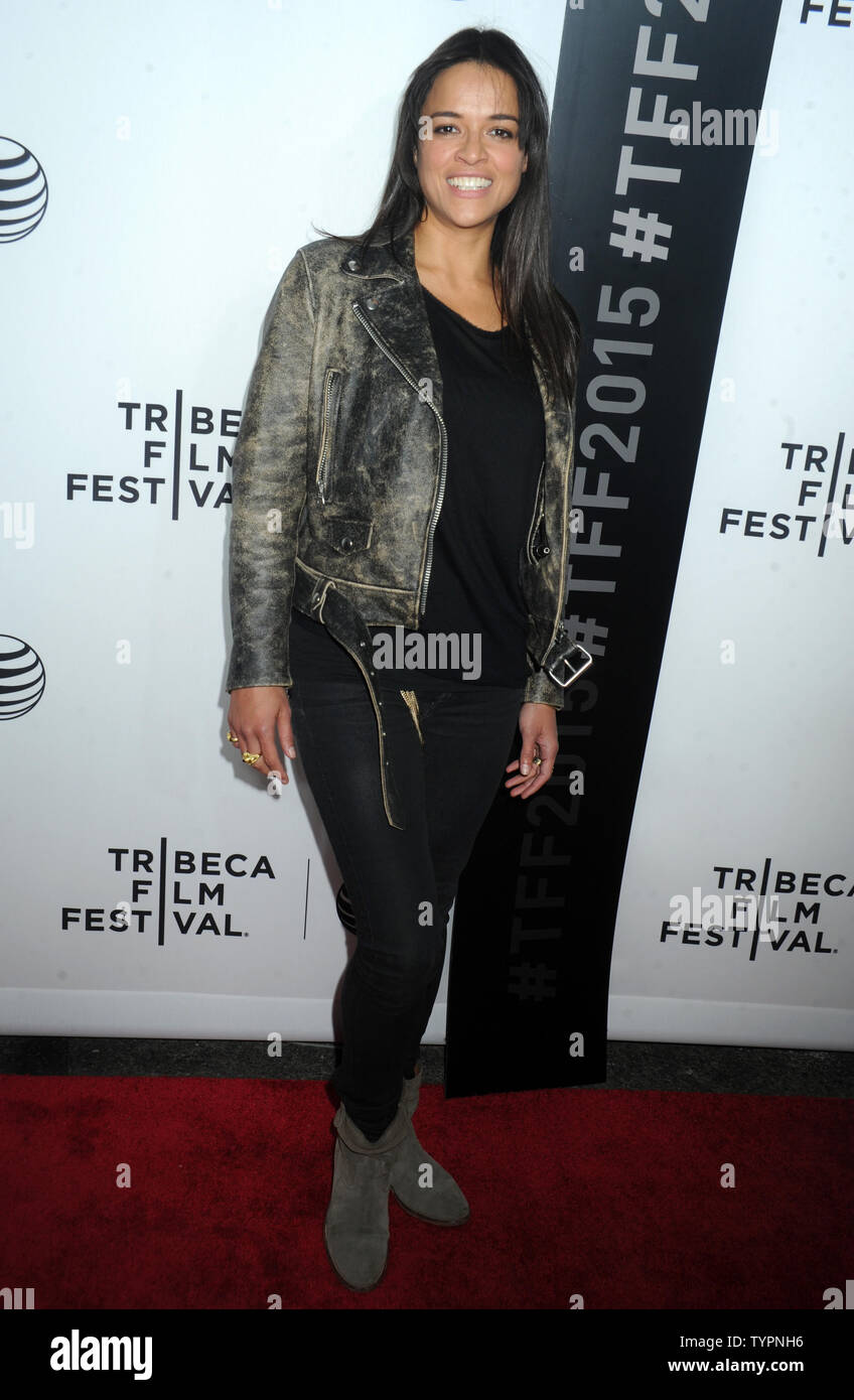Michelle Rodriguez arrives on the red carpet at the Opening Night ...
