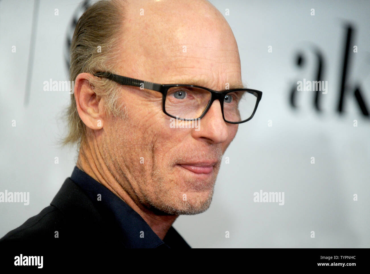 Ed Harris arrives on the red carpet at the premiere of 'The Adderall ...