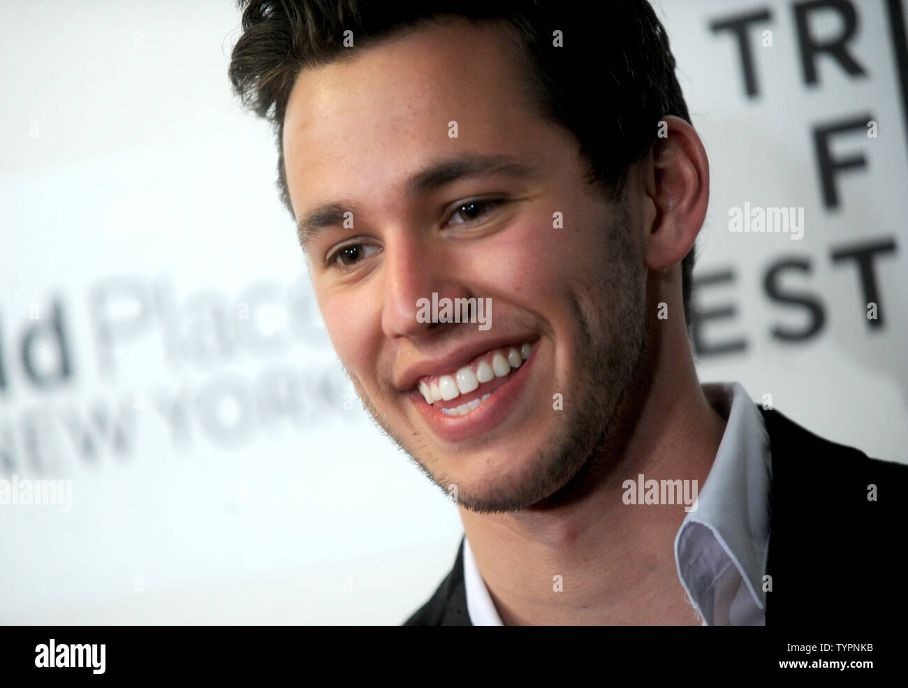 Gabe Gibbs arrives on the red carpet at the premiere of 'Tumbledown' at ...