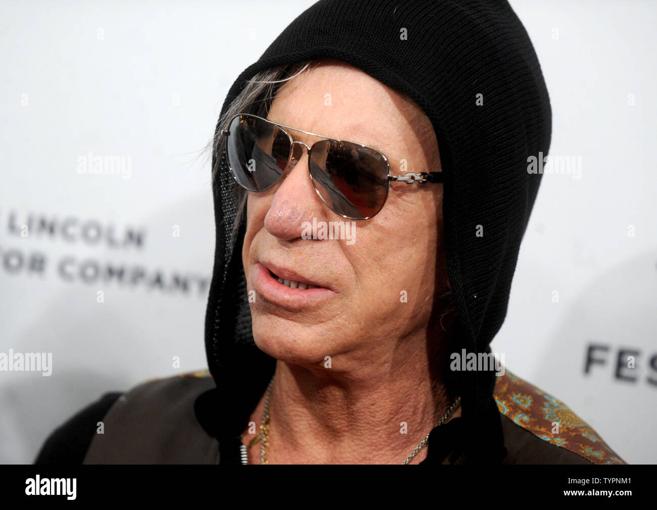 Mickey rourke arrives hi-res stock photography and images - Alamy