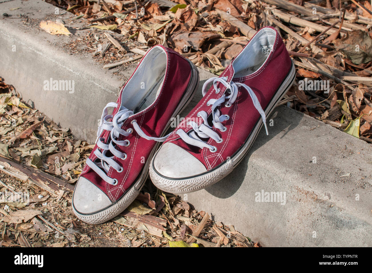 Worn Out Sneakers High Resolution Stock Photography and Images - Alamy