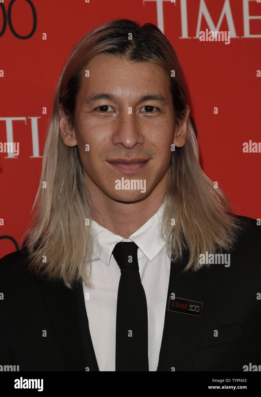 Perry Chen arrives on the red carpet at the TIME 100 Gala at Frederick ...
