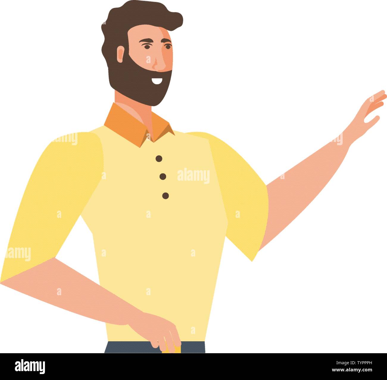 Avatar of a man design, Boy male person human and attractive theme ...