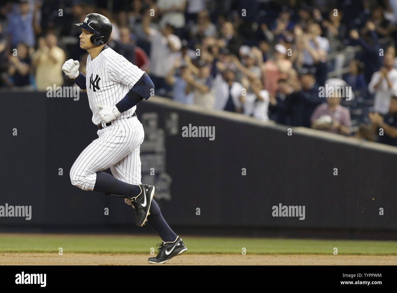New York Yankees Alex Rodriguez hits a solo home run in the 3rd inning ...