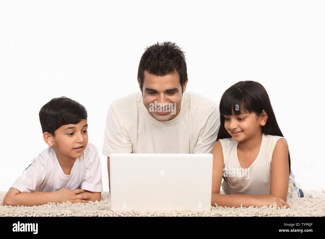 Indian children working on computer hi-res stock photography and images ...