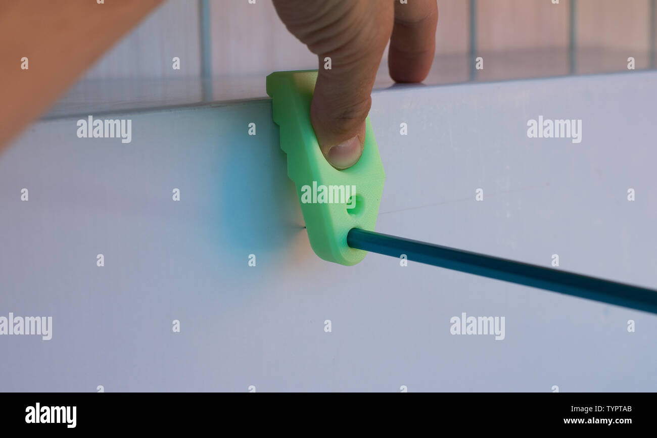 3D ABS plastic printed Scribing tool work, element, instrument, object ...