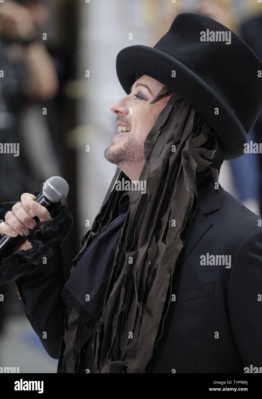 Boy George and Culture Club perform on the NBC Today Show at ...