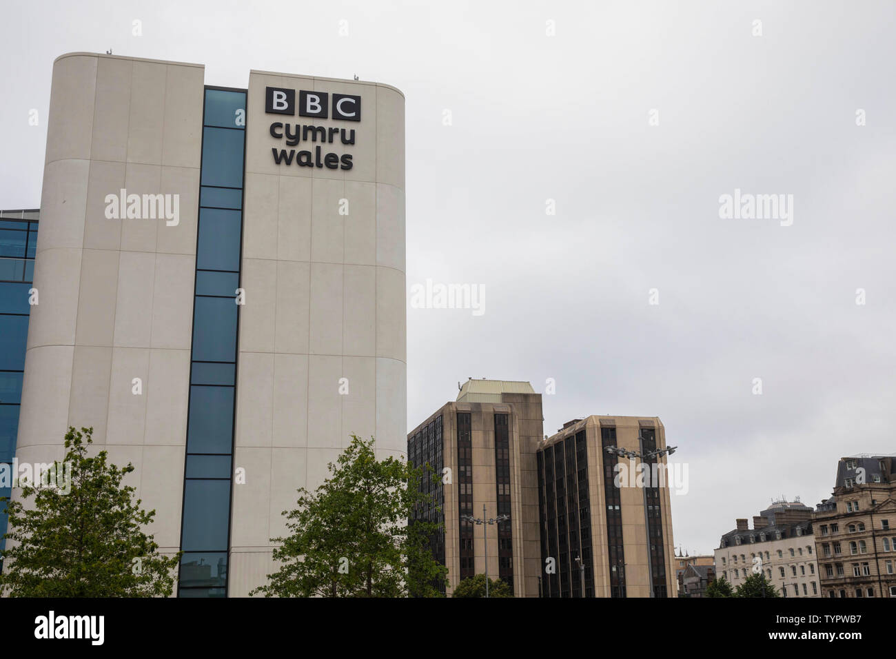 The new BBC Wales headquarters in Central Square, Cardiff, pictured ...