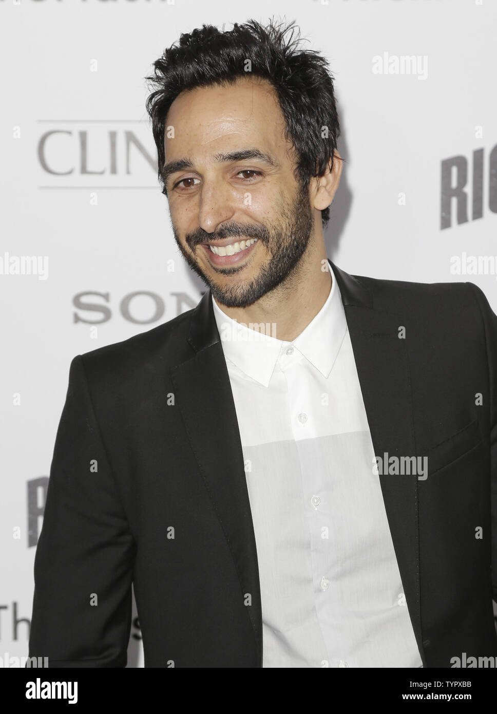 Adam Siegel arrives on the red carpet at the New York premier of 'Ricki ...