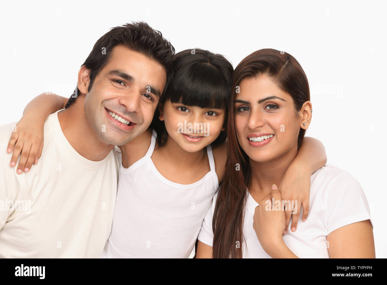 Portrait of an Indian family Stock Photo - Alamy