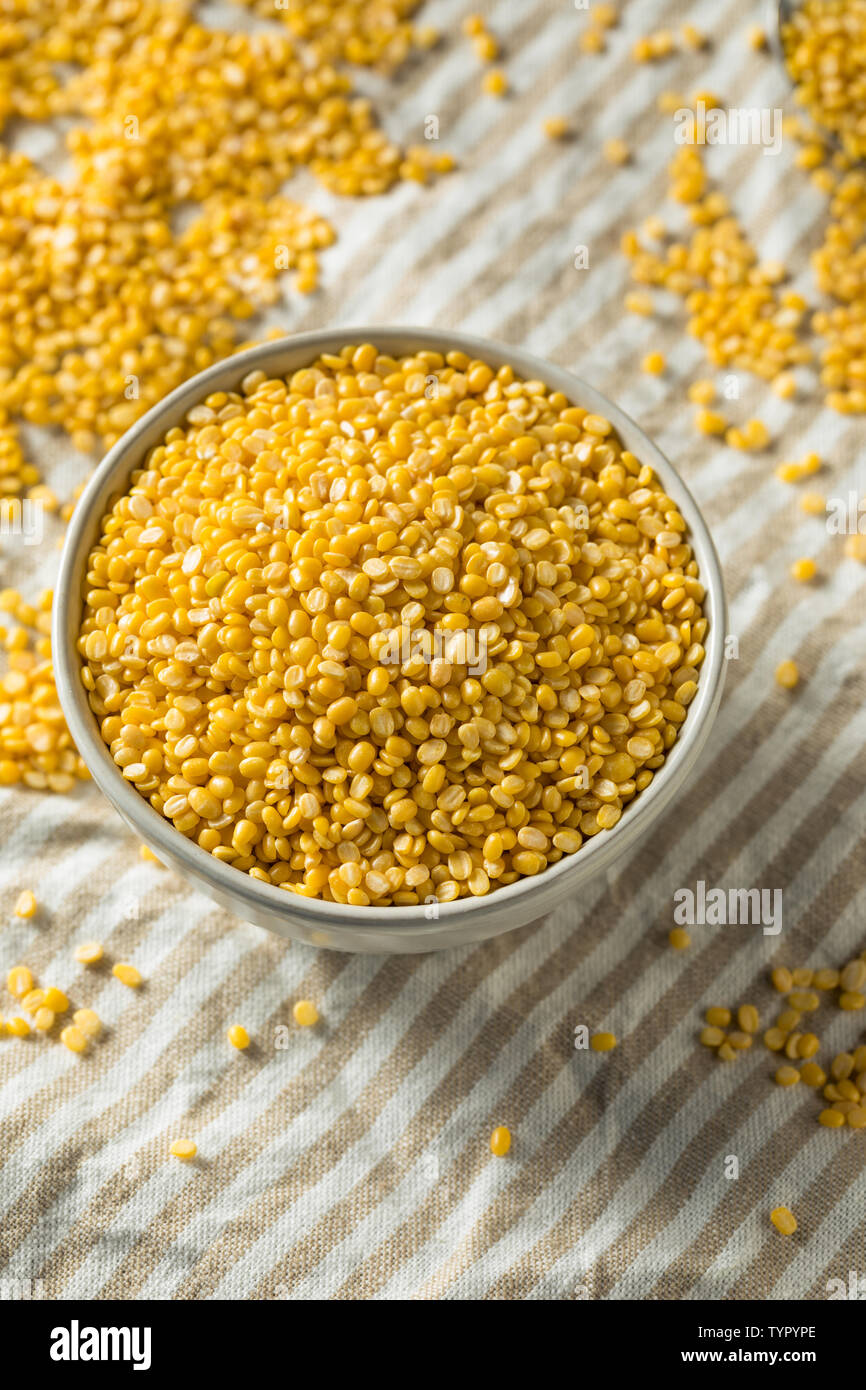 Dried Organic Moong Dal Split Mung Beans in a Bowl Stock Photo - Alamy