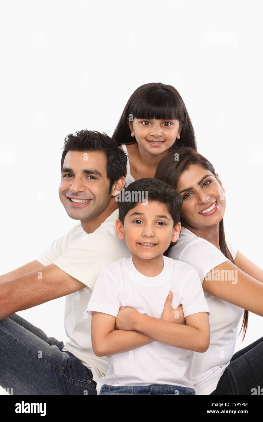 Portrait of a family Stock Photo - Alamy